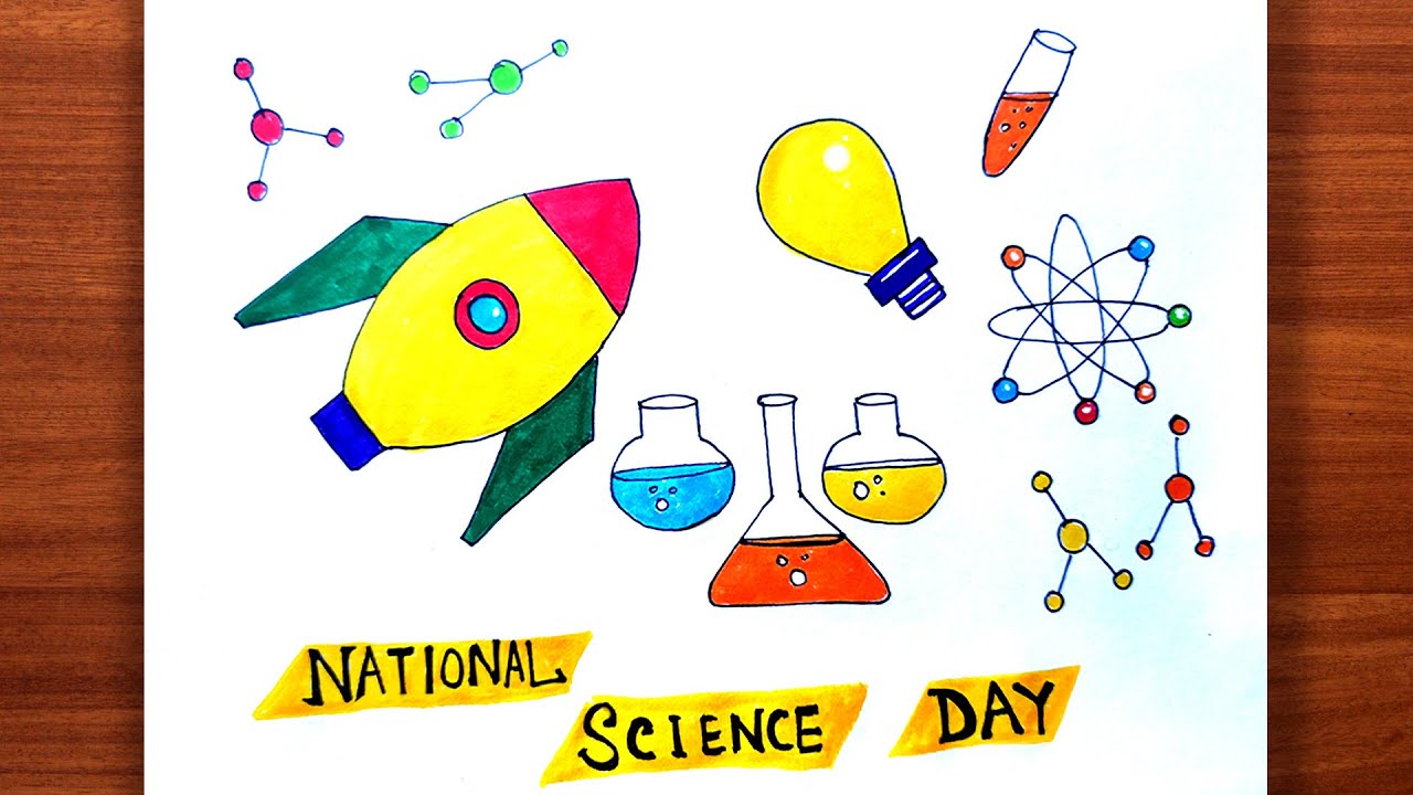 Global Science for Global Wellbeing Drawing ll National Science Day ...
