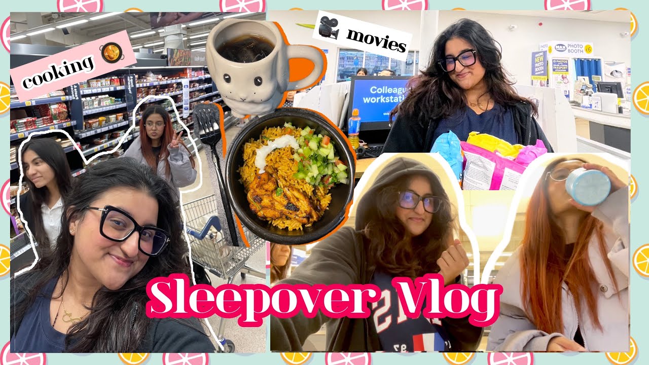 Sleepover Vlog🥳 *cooking fail?!* *truth & dare extreme 🤦🏻‍♀️ - YouTube