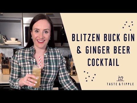 BLITZEN BUCK - GIN & GINGER BEER COCKTAIL - YouTube