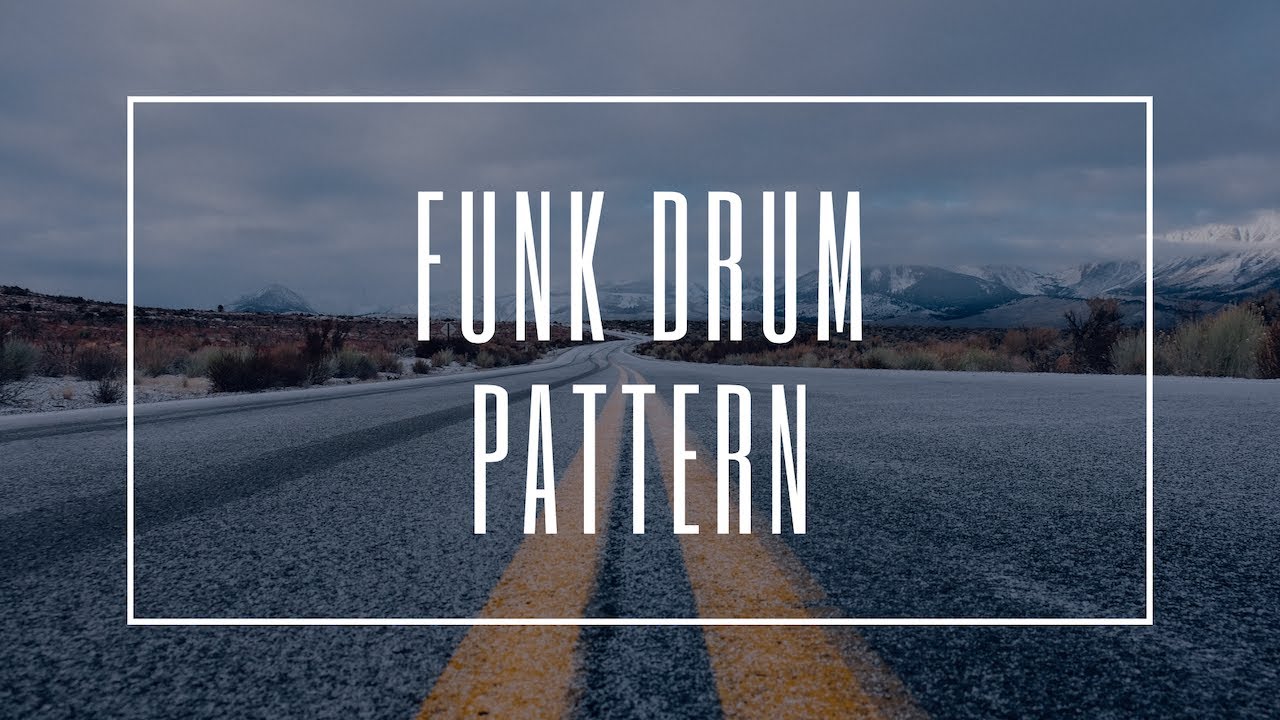Drum Funk Pattern 01 - YouTube