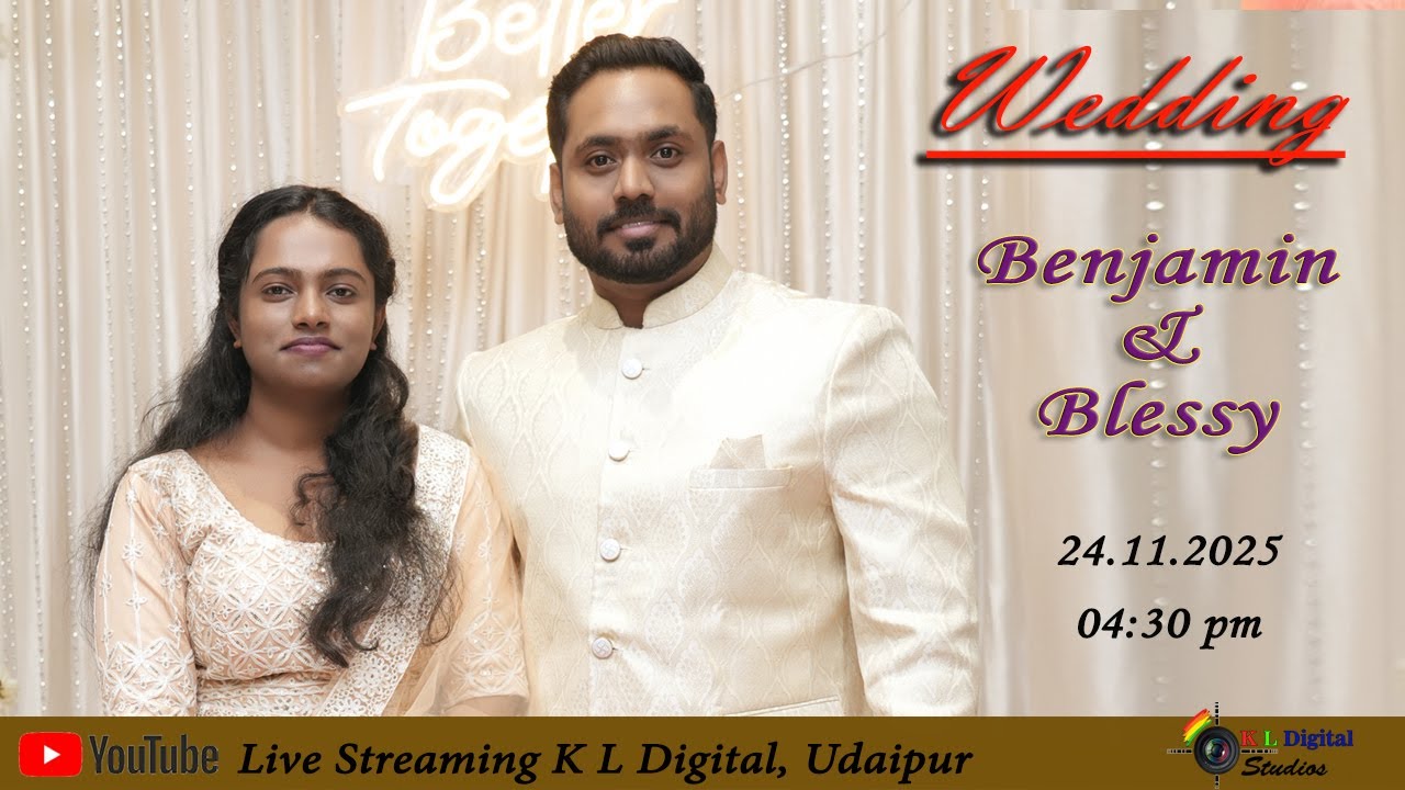 Wedding Ceremony Benjamin with Blessy on 24 November 2025 - YouTube