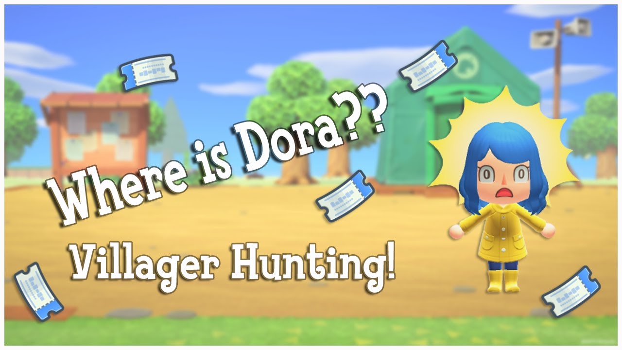 🔴ACNH LIVE: Where Is Dora?! Villager Hunt! | Animal Crossing | Lexi ...