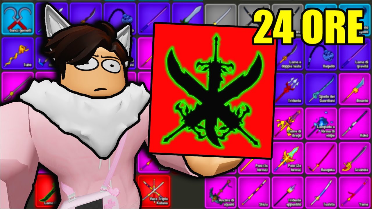 Ho Passato 100 ORE a IMPARARE OGNI Spada Su ROBLOX Blox Fruits - YouTube