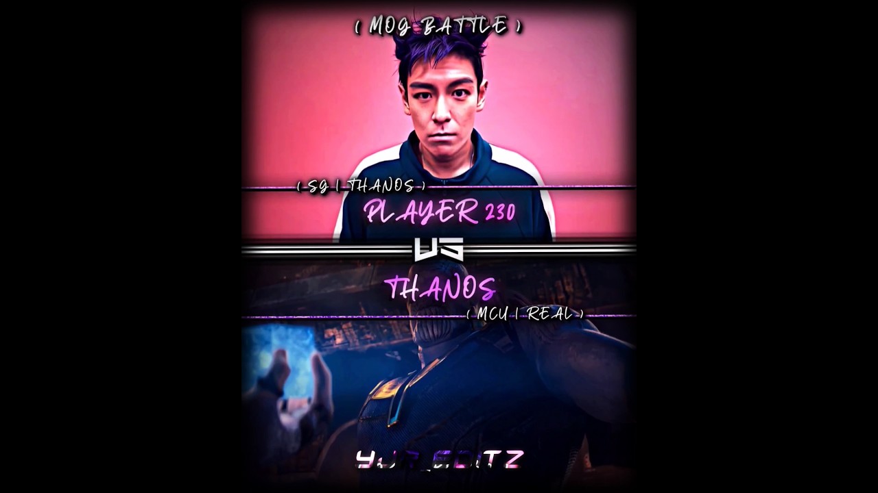 Player 230 vs Thanos #squidgame #player230 #230 - YouTube