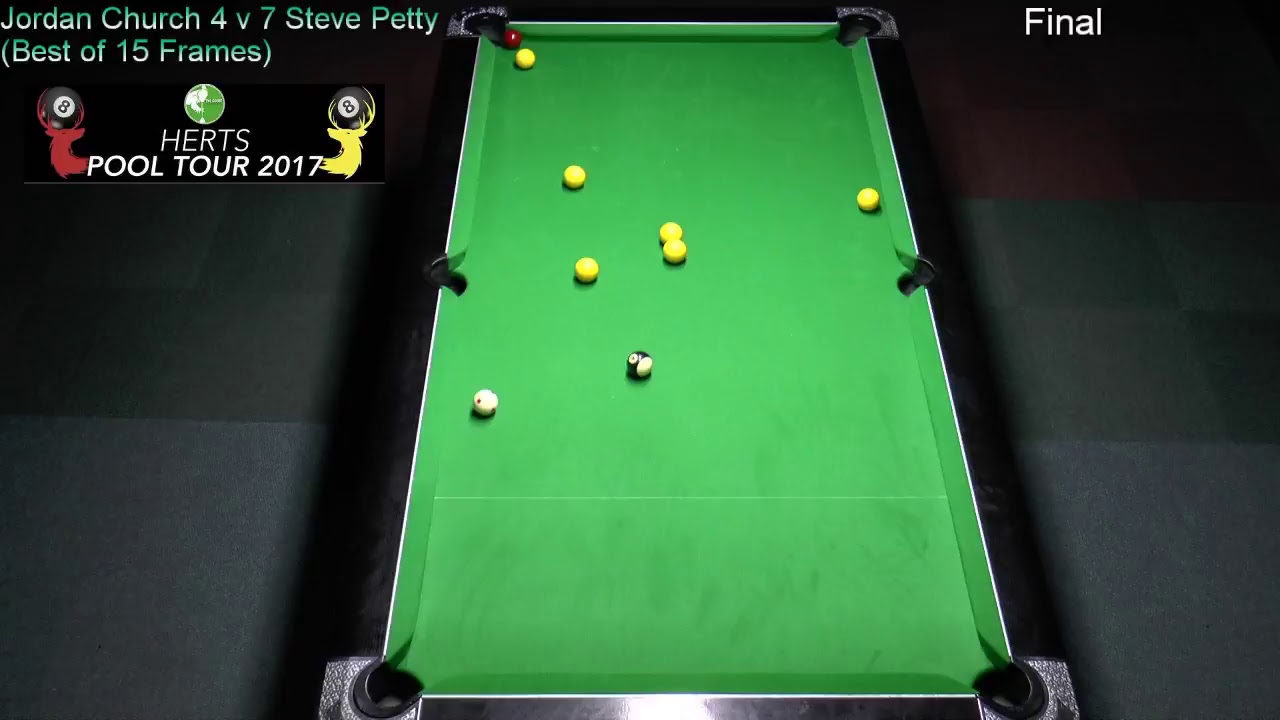 Herts Tour 1 Live Stream FINAL (Jordan Church v Steve Petty) - YouTube