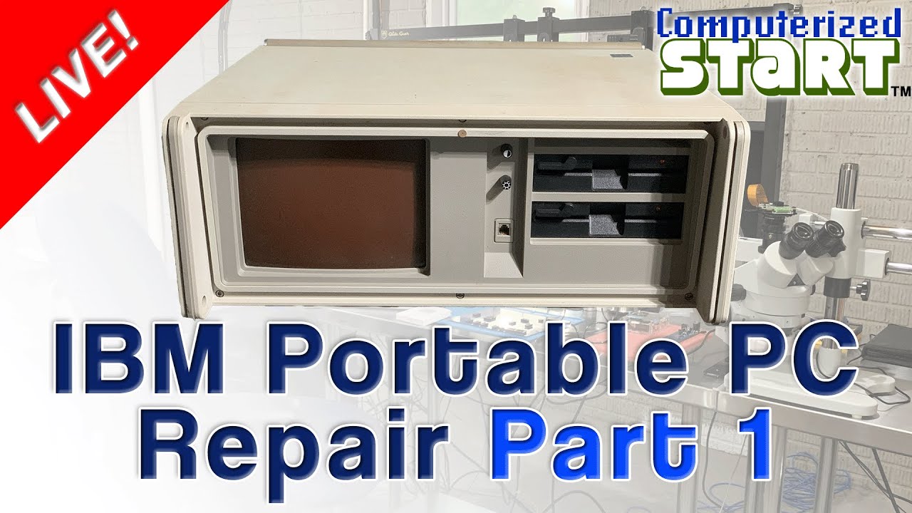 Repairing an IBM Portable Personal Computer 5155 for a Co-Worker! Part ...