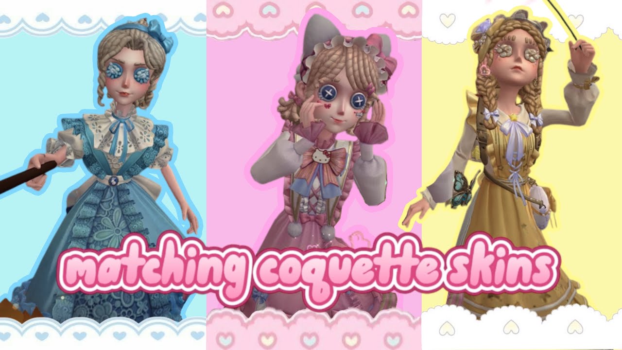 MATCHING COQUETTE SKINS WITH FRIENDS! 🎀 IDENTITY V GAMEPLAY - YouTube