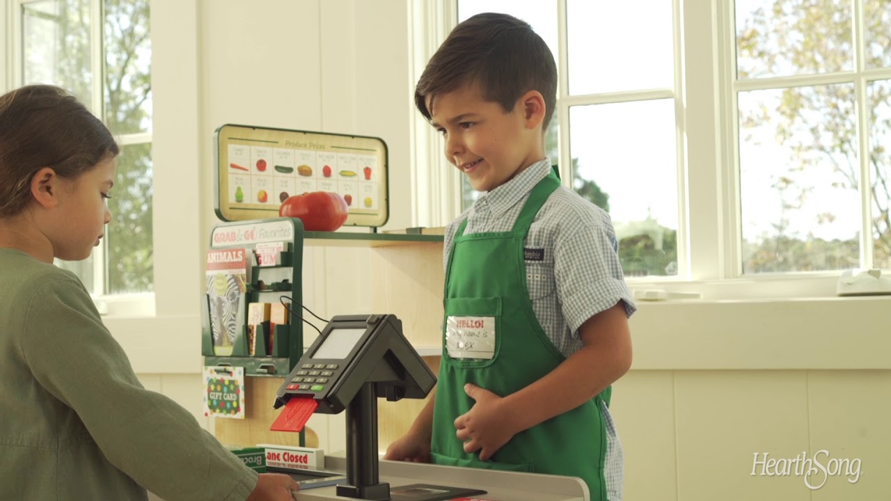 Fresh Mart Pretend Play Grocery Store - YouTube