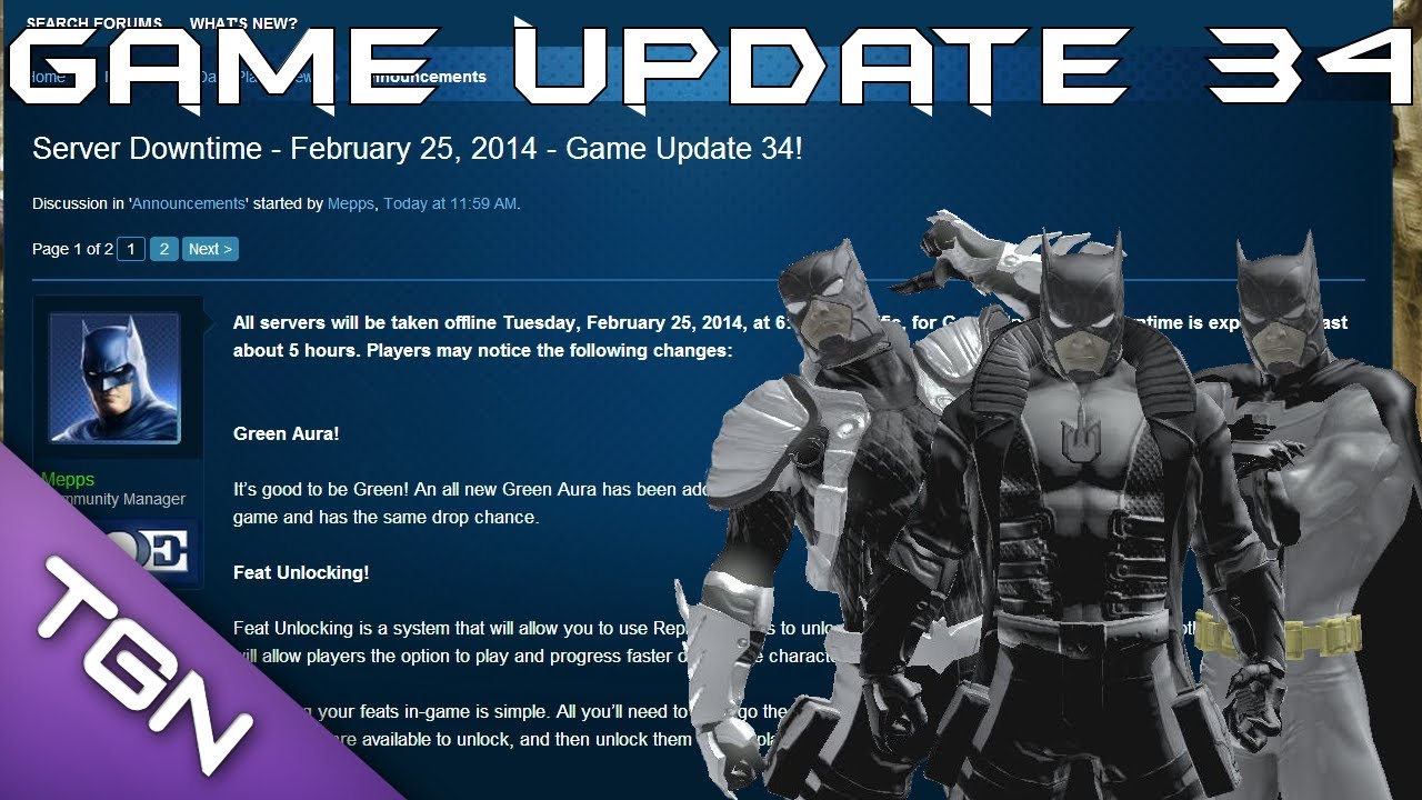 DCUO - Game Update 34 TODAY!!! - YouTube