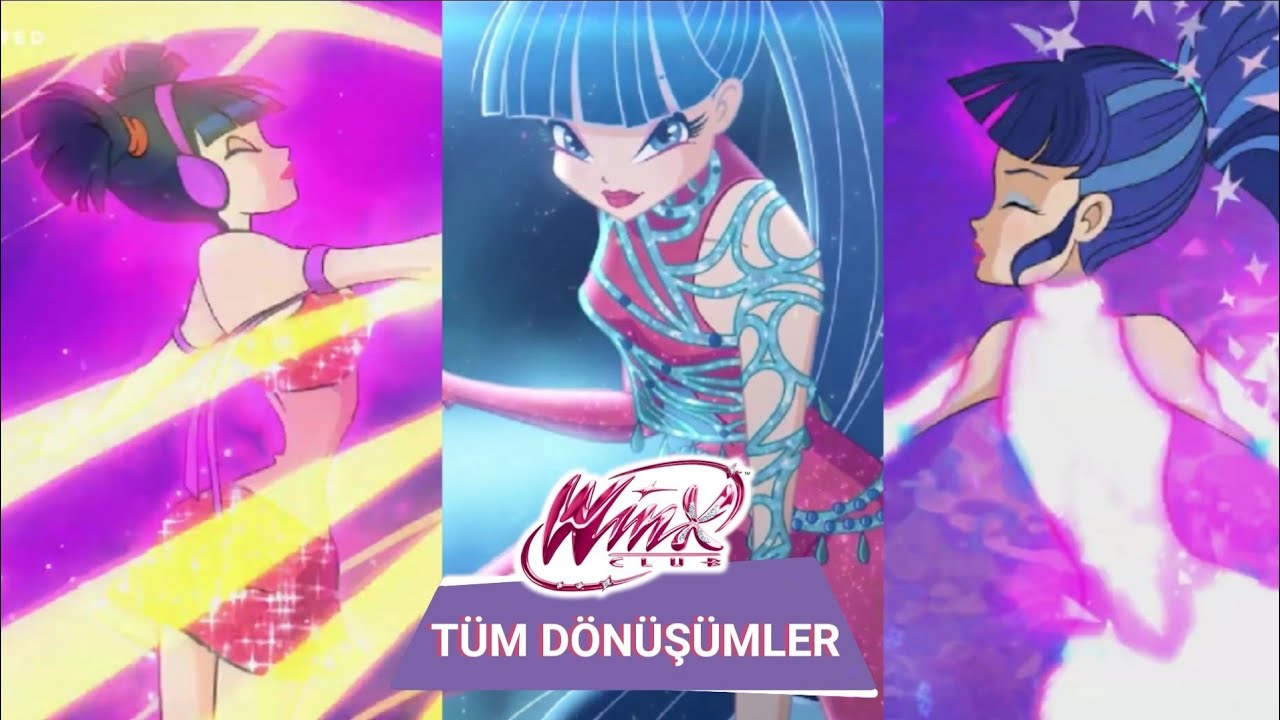 Winx Club - Musa Tüm Dönüşümler Cosmix'e Kadar - YouTube