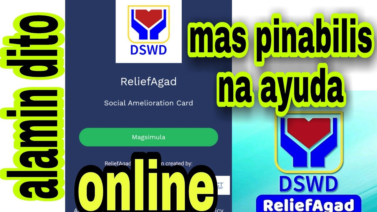 DSWD RELIEF AGAD AYUDA REGISTRATION: how to register dswd relief agad ...