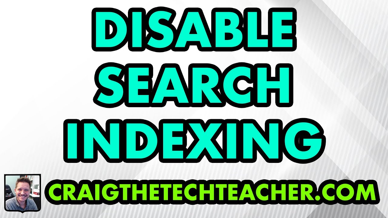 How To Disable Windows 10 Search Indexing 2022 YouTube how-to-disable-windows-10-search-indexing-2022-youtube