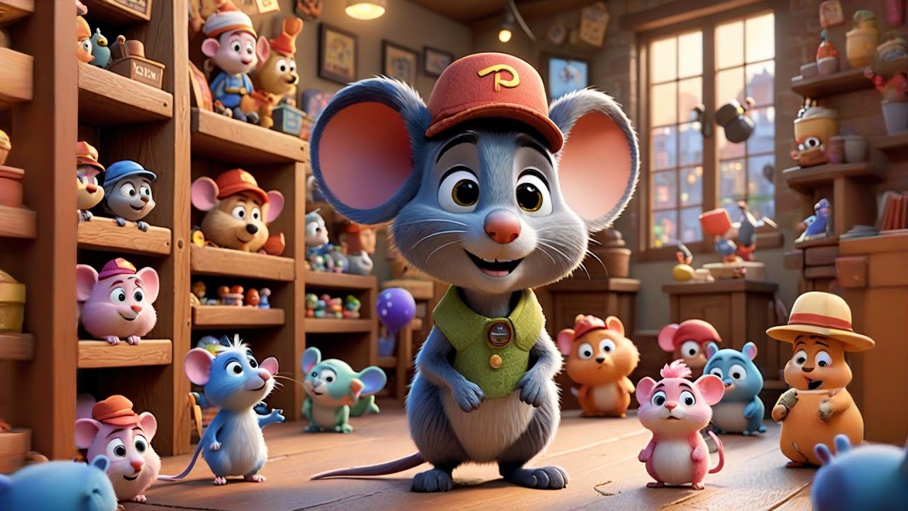 Mimi Mouse Tries on Hats + More Nursery Rhymes & Kids Songs - YouTube