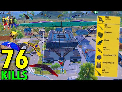 76 Kills🔥 IN 20 MINUTES NEW HARDEST GAMEPLAY🥵 PUBG Mobile - BGMI