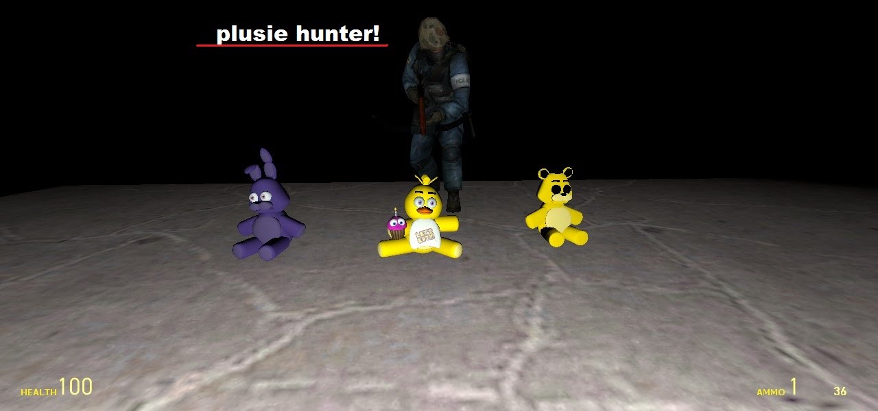 Gmod plushie hunter/chika plushie and bonnie - YouTube