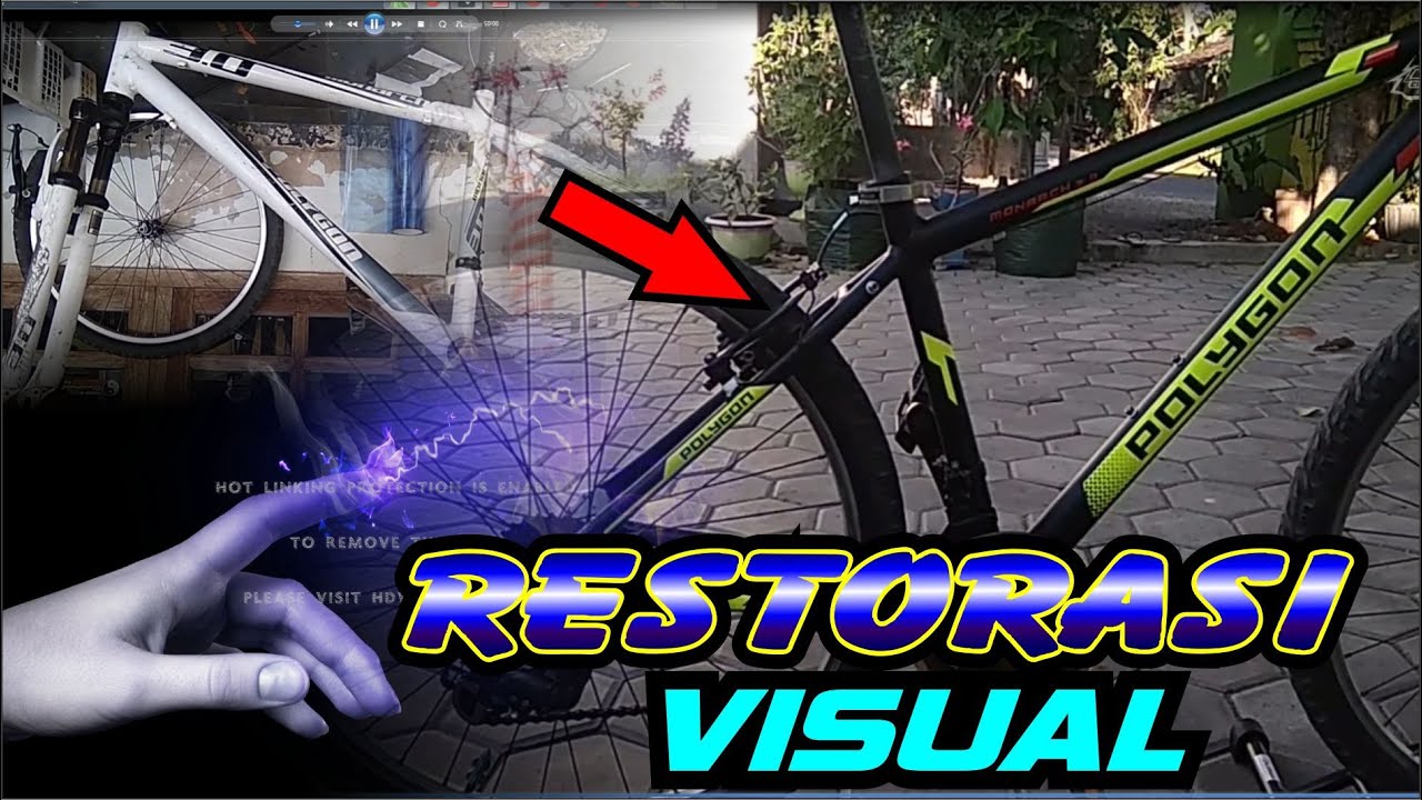 RESTORATION old bike Polygon Monarch 3 - YouTube