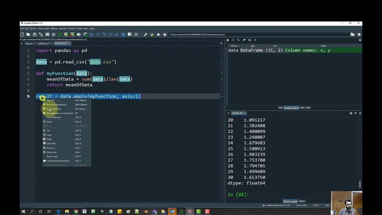 Using apply method in Pandas - YouTube