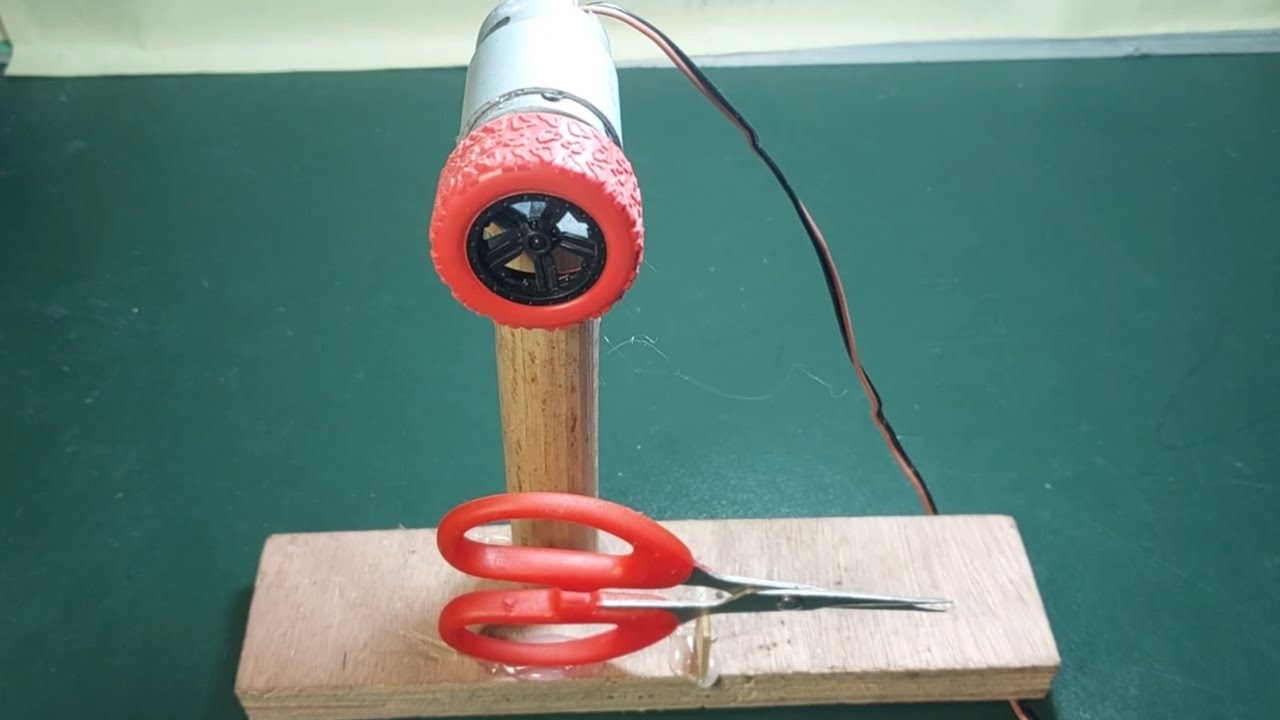 How to make a simple electric generator using DC 775 Motor || simple dc ...