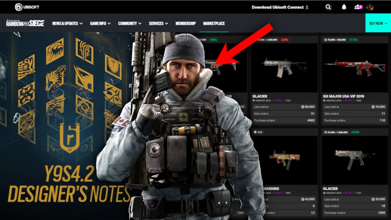 What's New In The Marketplace? NEW Buck Buff & Kapkan Nerf!! Y9S4 ...