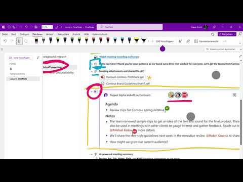 #Loop Komponenten in #OneNote - ein erster Hinweis - YouTube