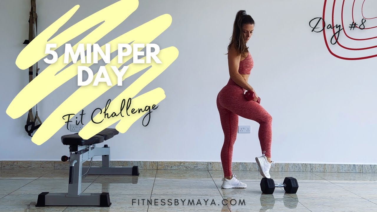 Day #8 FIT CHALLENGE | KILLER Lower Body Workout | 5 min AMRAP - YouTube