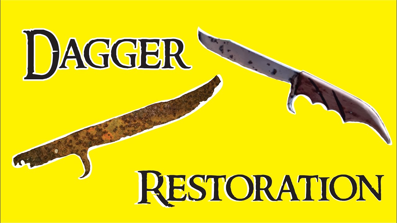 Restoration of Old rusted Dagger | Knife making | Unbelievable - YouTube