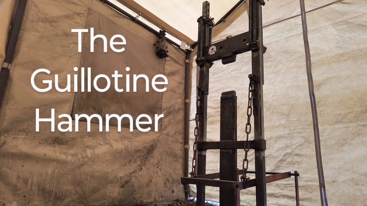 The Guillotine Hammer (Treadle Hammer) - In-depth Walk Around - YouTube