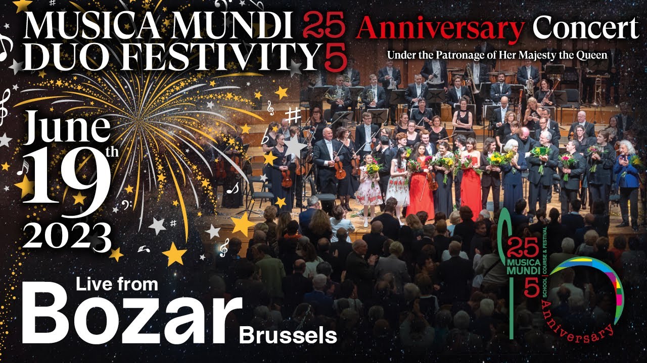 Musica Mundi Duo Festivity 25/5 Anniversary Concert @bozarbrussels1 ...