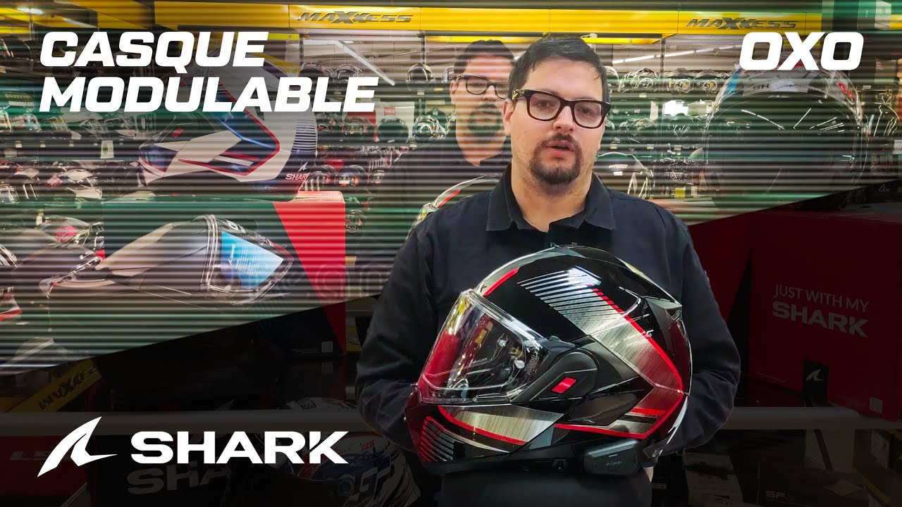 Test du casque modulable OXO de SHARK par François de Maxxess Laval ...