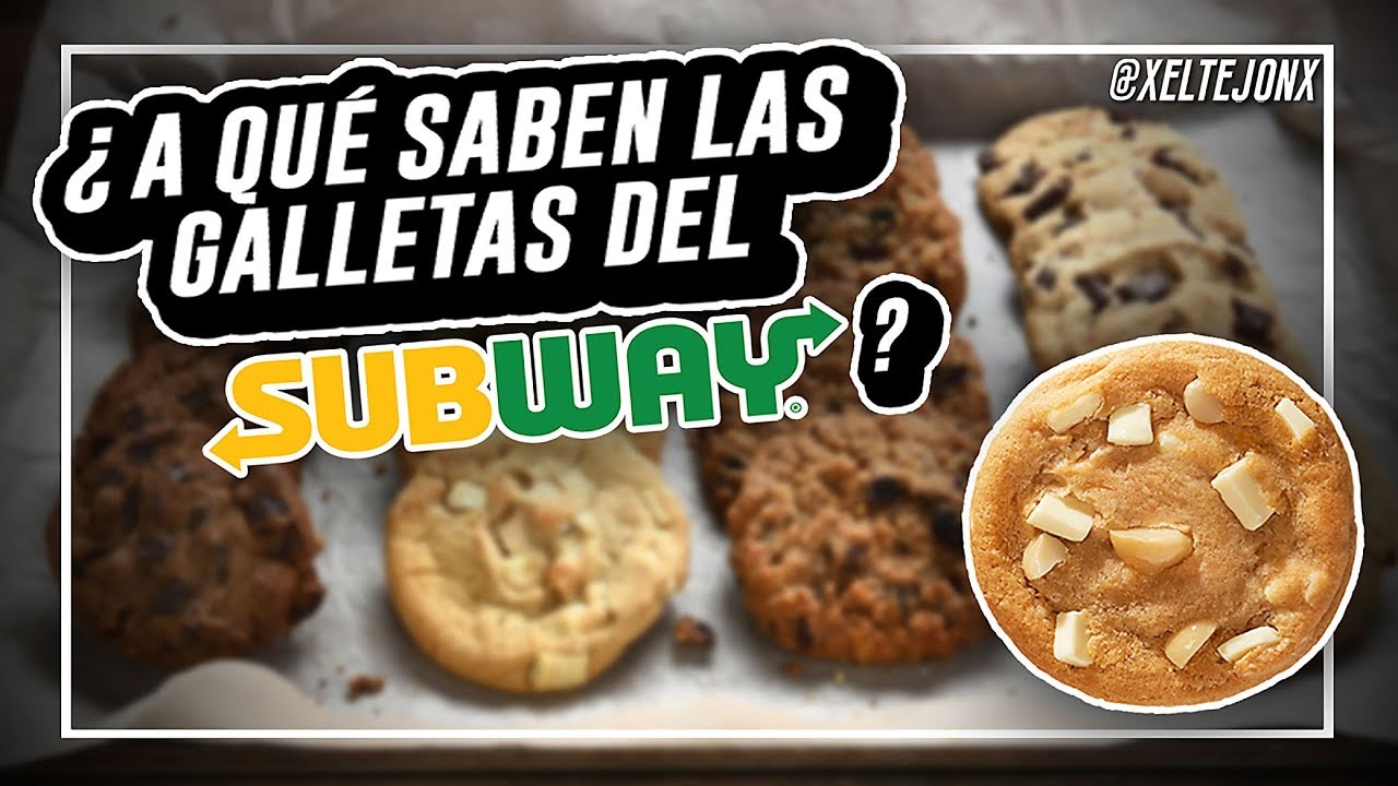LAS MEJORES GALLETAS QUE EXISTEN 🍪 ¿A QUÉ SABEN LAS GALLETAS DEL SUBWAY ...