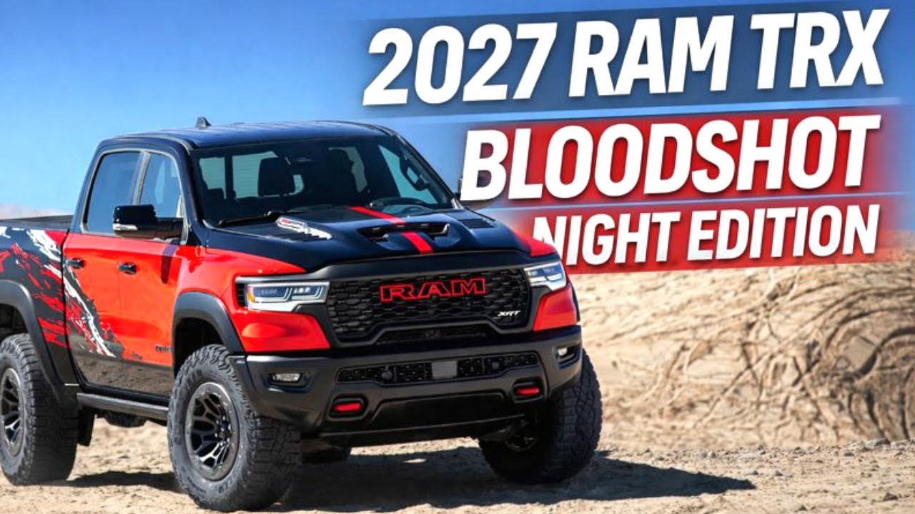 2027 Ram TRX Bloodshot Night Edition Is the Wildest TRX Yet - YouTube