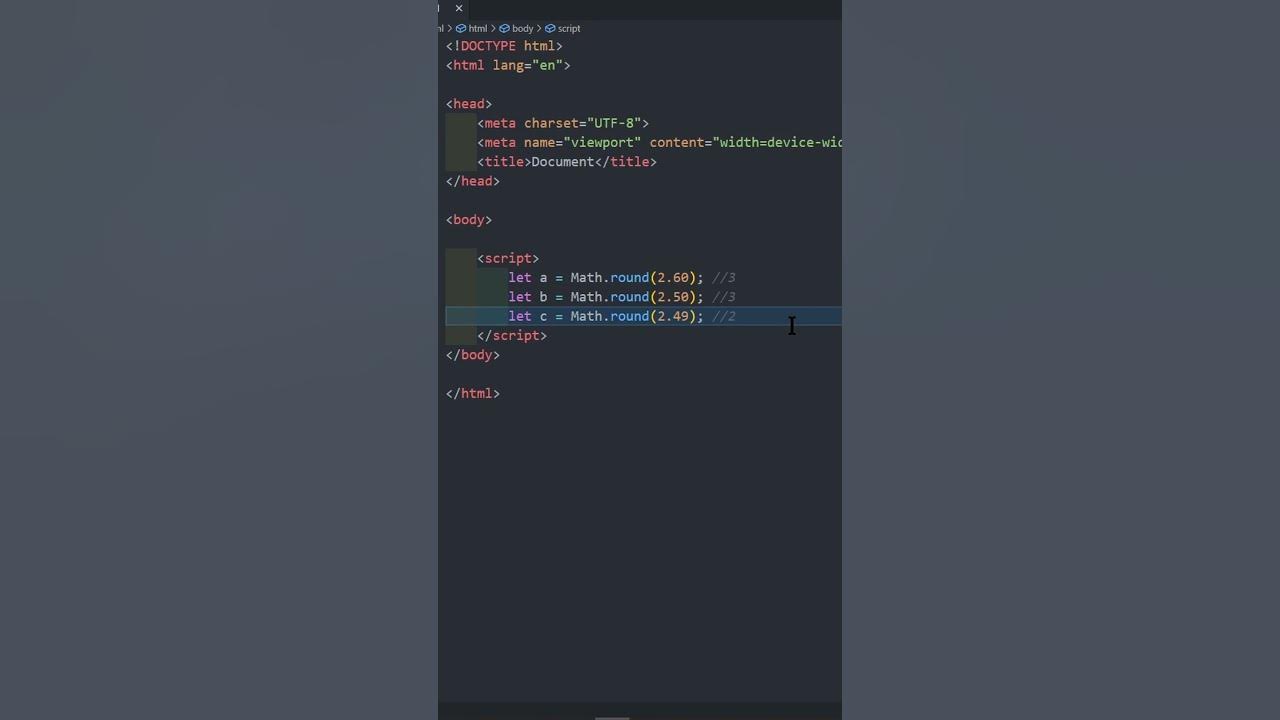Javascript Math Round Method Cara Membulatkan Nilai Desimal Youtube