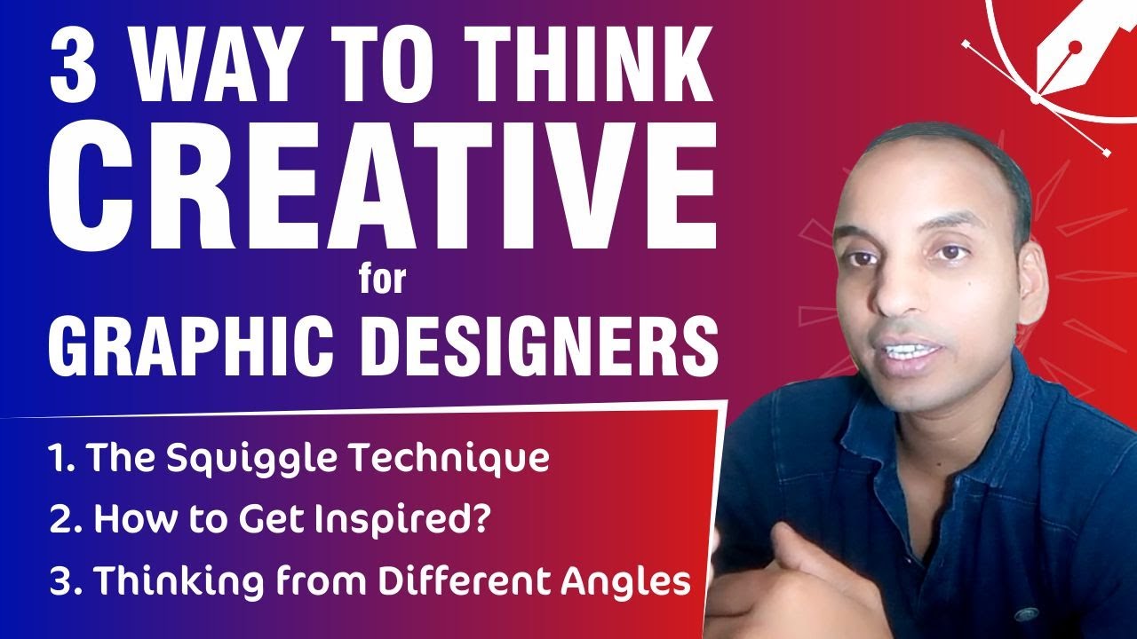 How to Think Creative in Graphic Design | The Squiggle Technique | Get ...