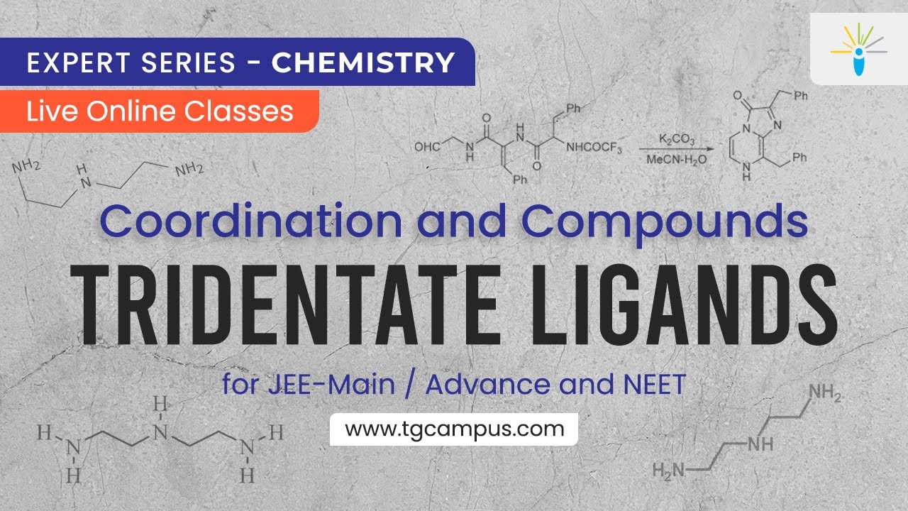 Tridentate Ligands | Coordination Compounds | JEE | NEET | Chemistry ...