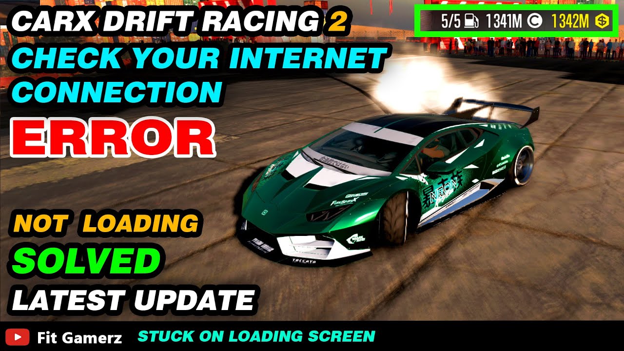 CarX Drift Racing 2 - Check Your Internet Connection Error - YouTube