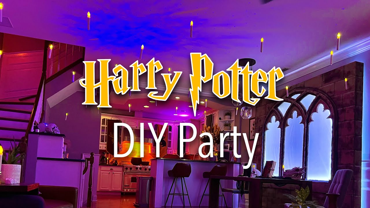 DIY Harry Potter Themed Party Decorations - YouTube