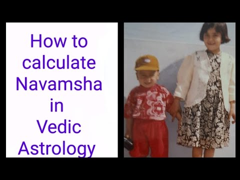 Calculation of Navamsha in Vedic Astrology - YouTube