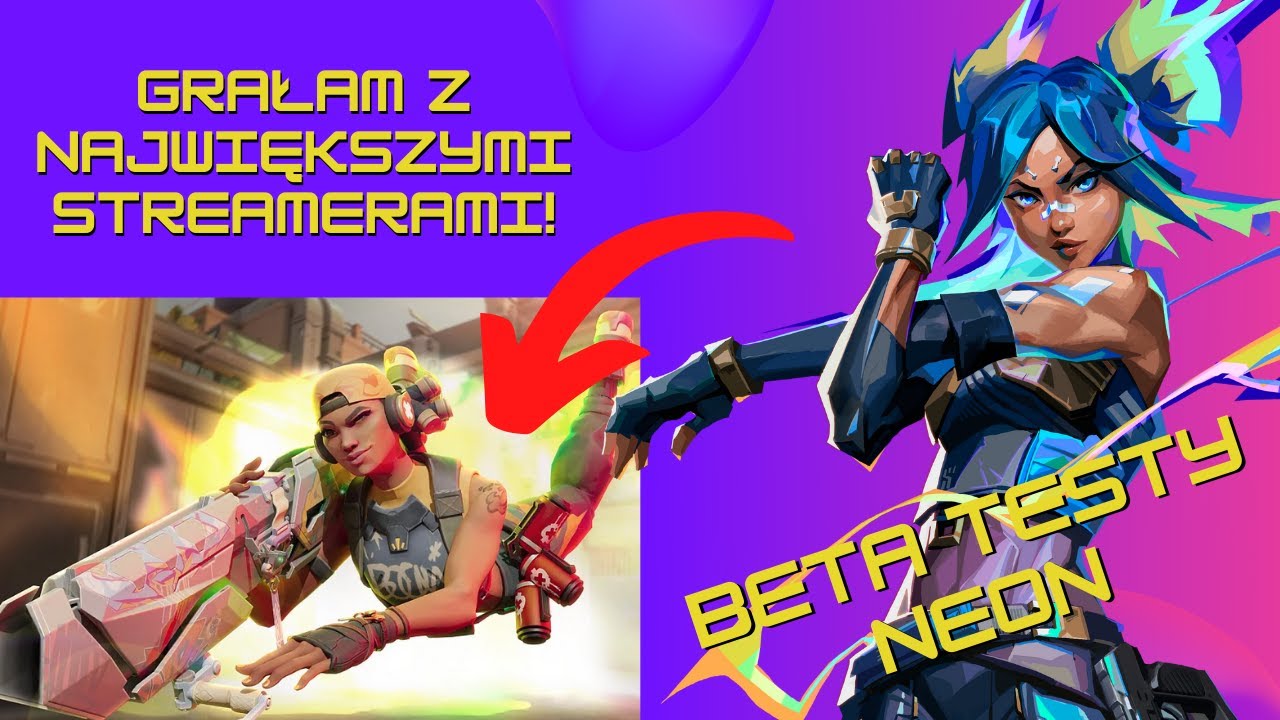 ZRAJDOWAŁ MNIE DUŻY STREAMER - BETA TESTY NEON - RAZE VS NEON - YouTube