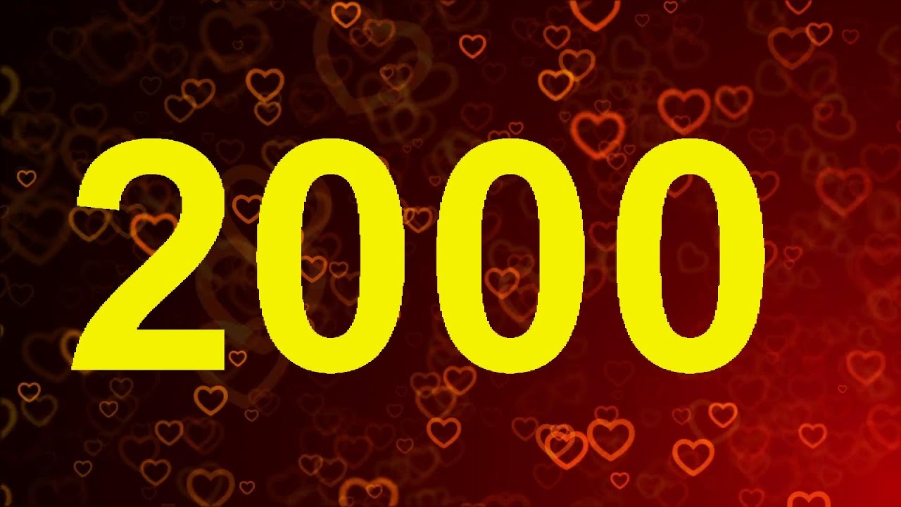 Numbers 1 to 2000 | 2000 NUMEROS| Números de 1 a 2000 | Del 1 al 2000 ...