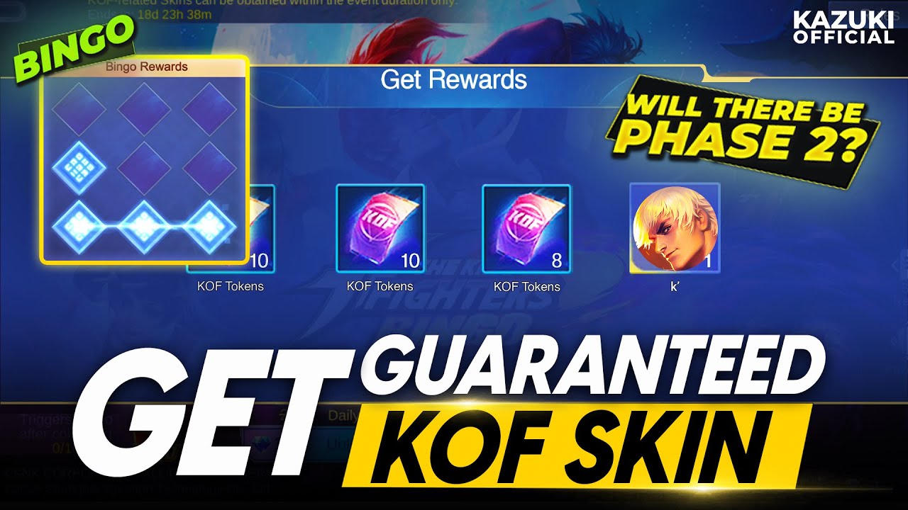 HOW TO GET GUARANTEED KOF SKINS USING 35 TICKETS | PHASE 2 TASKS ...