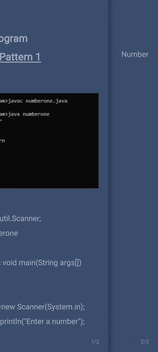 Number Pattern In Java Part 1 Shorts Javapattern Numberpatterns Youtube
