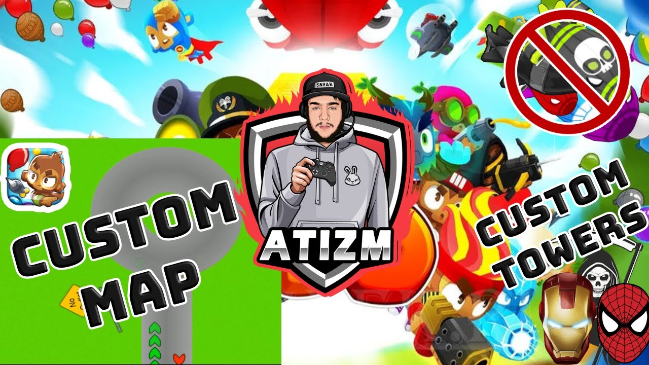 Dominating Bloons TD 6 SMALLEST map | Modded Towers | Modded Bloons TD ...