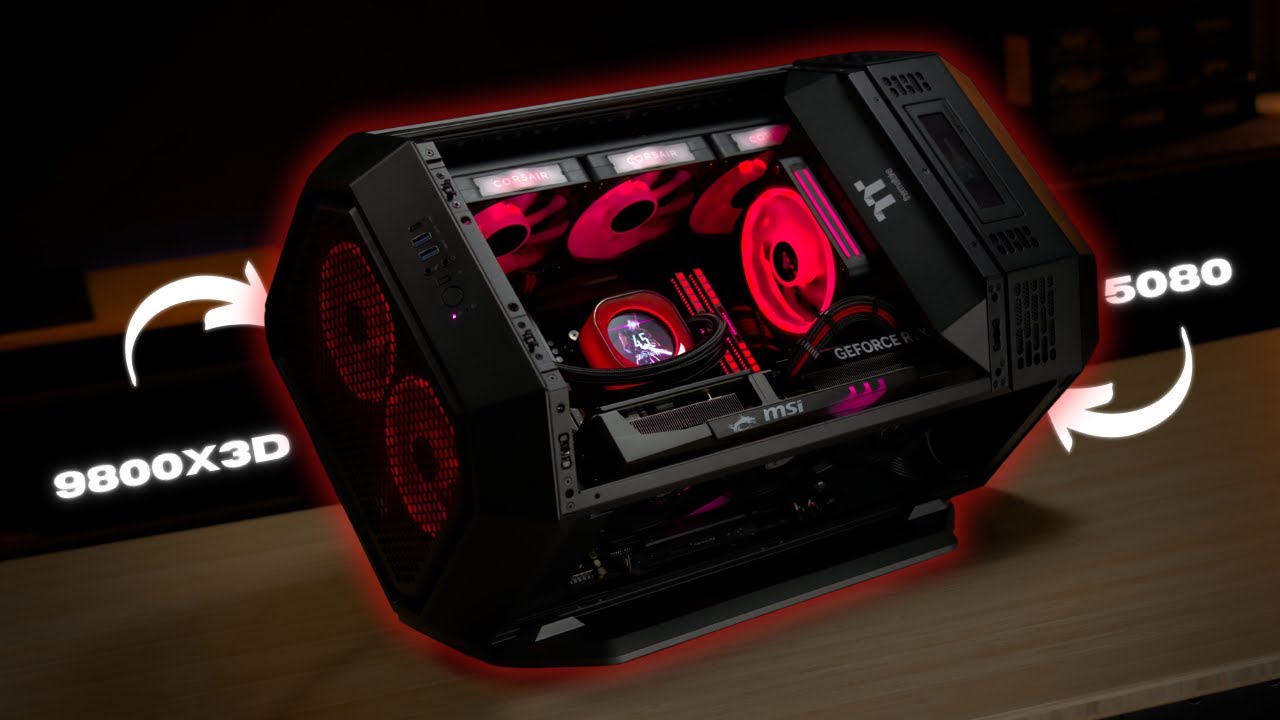 First RTX 5080 PC Build in the Thermaltake Tower 300 - YouTube