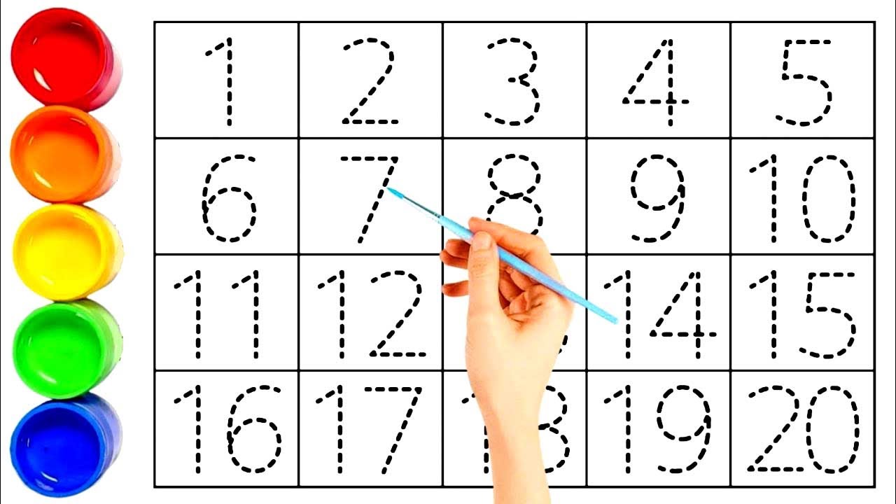 1 to 20 | 123 ginati | one two three | गिनती एक से सौ तक | number song ...