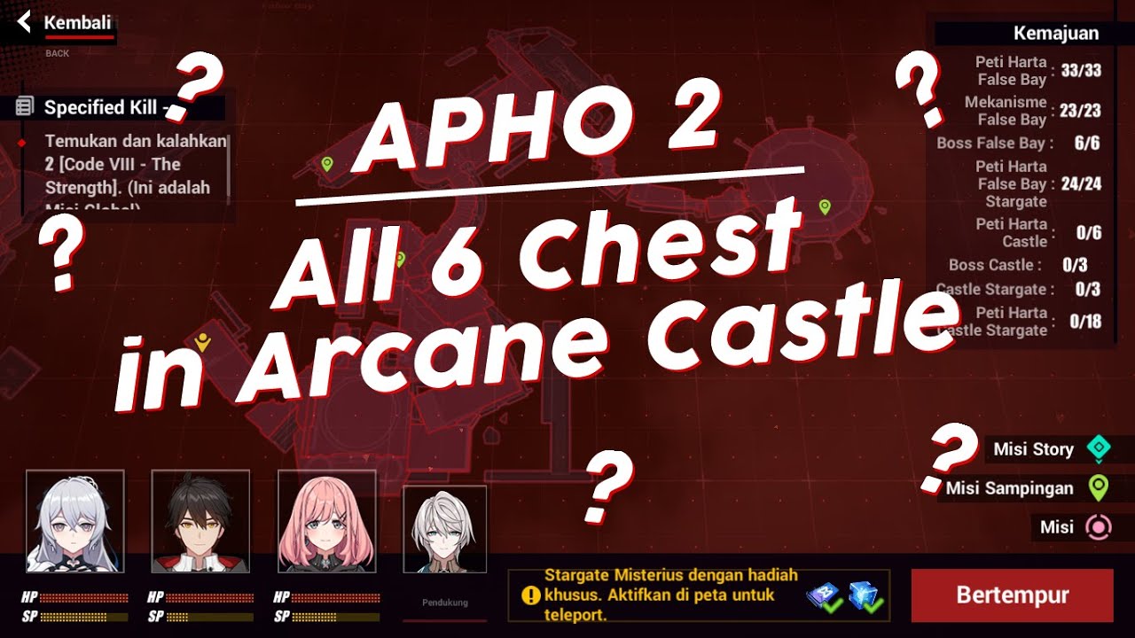 Honkai Impact 3rd APHO 2 - All 6 Chest Location in Arcane Castle - YouTube