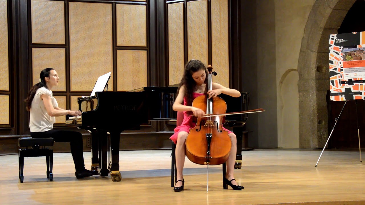 ANNA OLIVIA AMAYA FARIAS (ALEMANIA) VIOLONCHELO CATEGORIA C - YouTube