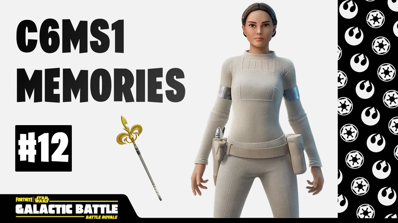 Playing as Padmé Amidala 👑 | Fortnite Star Wars Mini Season Gameplay ...