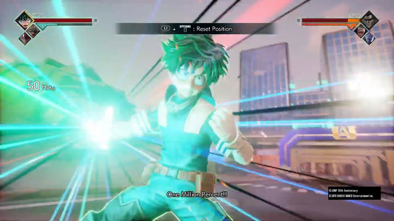 JUMP FORCE Deku combo - YouTube