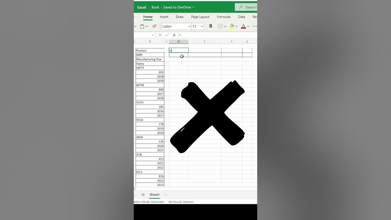 Convert Row into a Table | WRAPROWS Function in excel | Available in excel 365 - YouTube