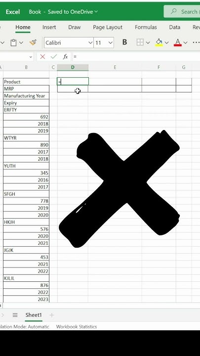 Convert Row into a Table | WRAPROWS Function in excel | Available in excel 365 - YouTube